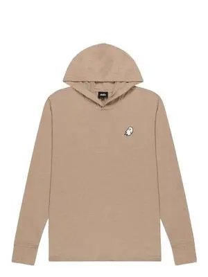 DALIX Ghost Hooded Long Sleeve Jersey Tee - Tan