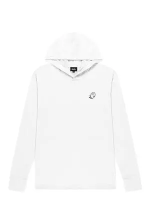 DALIX Dalix Ghost Hooded Long Sleeve Jersey Tee White