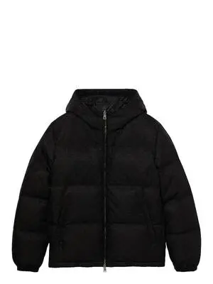 Gucci Gg Nylon Canvas Down Jacket - Black