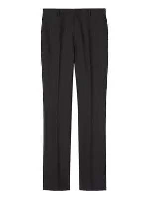 Gucci Pinstripe Wool Jacquard Pants - Black