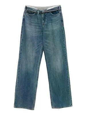 Ksubi Low Rider Flip Aged Jeans - Blue