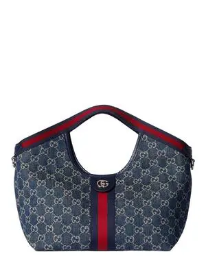 Gucci Giglio Small Tote Bag - Blue