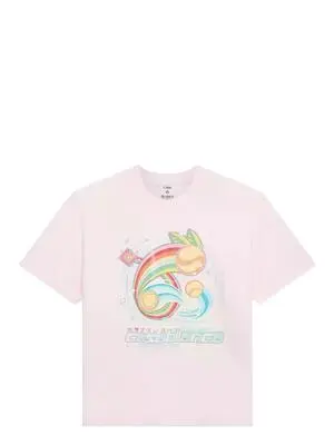 Casablanca Rainbow Tennis-ball Print T-shirt - Pink