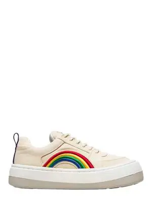 Eytys Sherbet Sonic Rainbow Canvas Sneakers - Neutrals