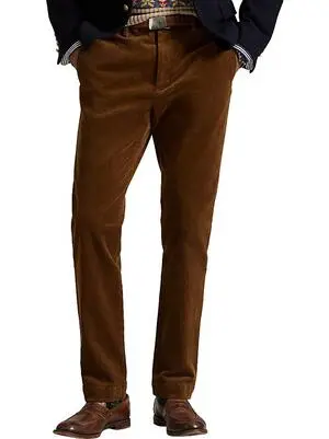 Polo Ralph Lauren Andover Slim Fit Stretch Corduroy Pants - Brown