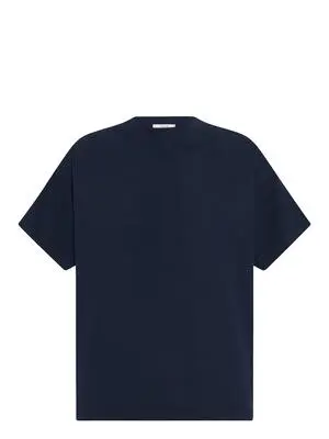 THE ROW Sato Cotton T-shirt - Blue