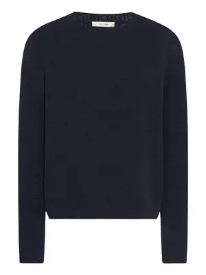 THE ROW Nikola Wool Sweater - Navy