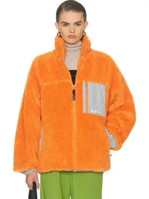 Sandy Liang Rain Fleece Jacket - Orange
