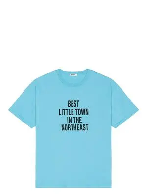 BODE Laketown Tee In Baby - Blue