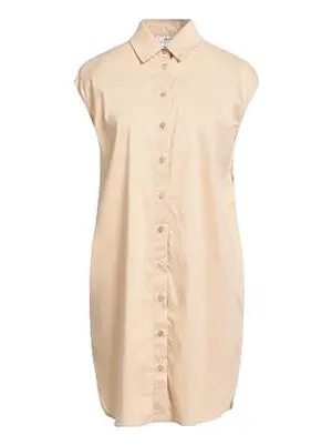 JIJIL Mini Shirt Dress - Beige