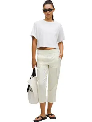 Lululemon Front-pleat Tapered Cropped Pants - Sundance