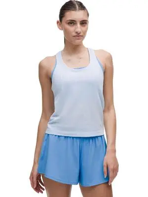 Lululemon Swiftly Pointelle Racerback Tank Top - Herringbone Dot Starch Blue