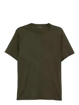 Michael Kors Logo-embroidered T-shirt - Green