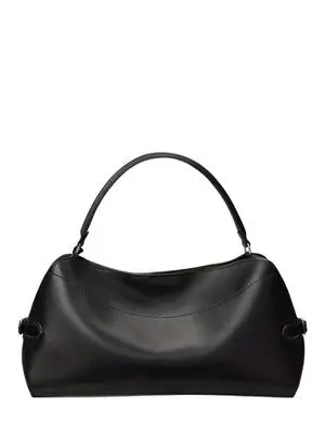 Ralph Lauren Leather Shoulder Bag - Black