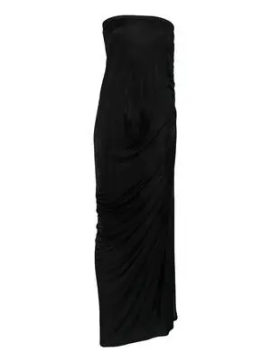 Rick Owens Draped Maxi Skirt - Black