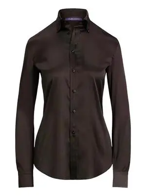 Ralph Lauren Silk-satin Shirt - Brown
