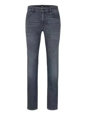 BOSS Mid-rise Slim-cut Jeans - Grey