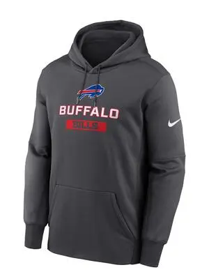 Nike Buffalo Bills Toss Sweep Therma Nfl Pullover Hoodie - Grey
