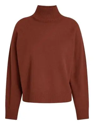 Vince Wool-blend Turtleneck Sweater - Brown