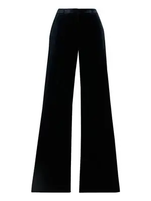 THEORY Cotton-Blend Velvet Wide-Leg Pants