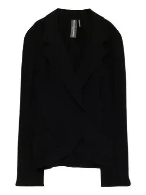 Norma Kamali Draped Lapels Jacket - Black