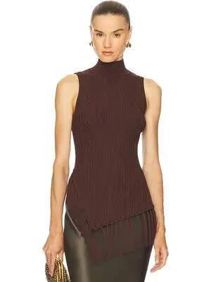 Cult Gaia Doja Knit Top - Java