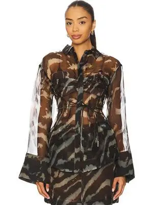 AMUR Clea Blouse - Aerial Terrain