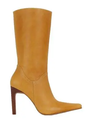 Jeffrey Campbell Dotty Leather Boots - Camel