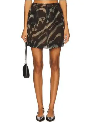 AMUR Kathy Mini Skirt - Aerial Terrain