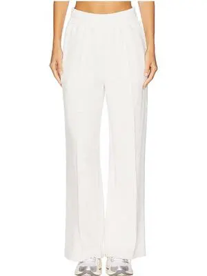 Varley The Wide Leg 30 Pant - Ivory Marl