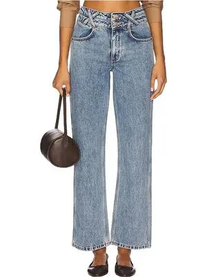 SEVENTY + MOCHI Leo Straight Jeans - Newport