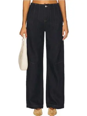 SEVENTY + MOCHI Noah Wide Leg Jeans - Blue Moon