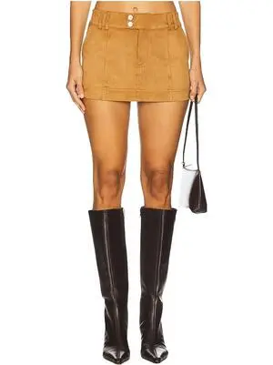 SEVEN WONDERS Monah Mini Skirt - Ochre