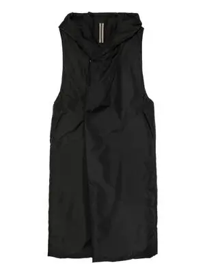 Rick Owens Sleeveless Padded Coat - Black