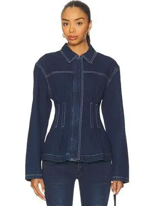 Superdown Marina Denim Jacket - Dark Blue