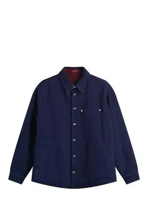 Gucci Denim Check Reversible Gg Flannel Overshirt - Blue