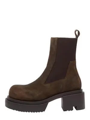 Rick Owens Bogun Bettle Boot - Indigo
