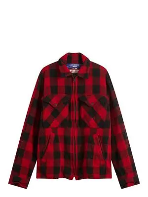 Junya Watanabe X Filson Check Zip Overshirt - Red