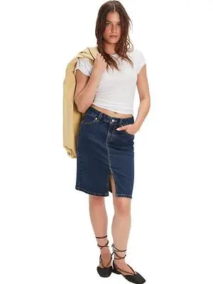 LEVI'S Low-rise Midi Skirt - Longer Days