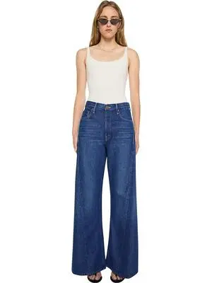 MOTHER Snacks! The Lemon Twist Sneak Yes, Chef! Jeans - Blue