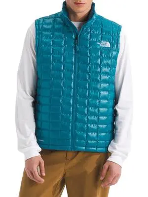 The North Face Thermoball Water-repellent Quilted Vest - Dusk Blue