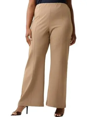ESTELLE Mahina Wide Leg Pants - Mushroom