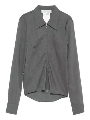 Our Legacy Slim Zip Shirt - Grey