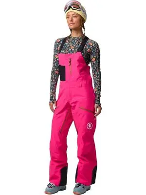 BACKCOUNTRY Cottonwoods Gore-tex Shell Bib Pant - Pink Glo