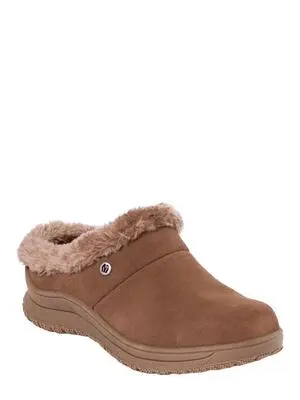 Minnetonka Emerson Water Resistant Slipper - Cocoa