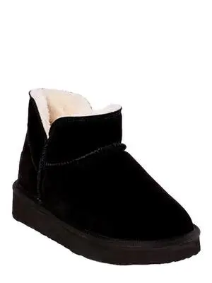 Minnetonka Mavie Faux Fur Bootie - Black