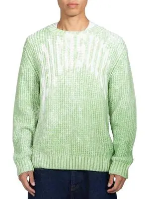 PLEASURES Acid Oversize Sweater - Green