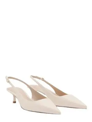 Mango Mona Slingback Pumps - Ecru