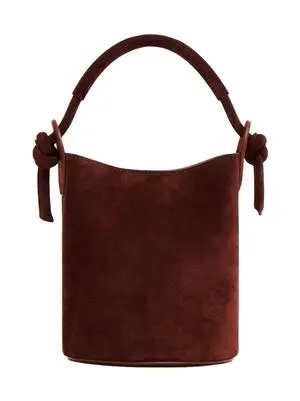 MANSUR GAVRIEL Mini Fortuna Bucket - Chocolate Suede