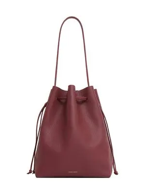 MANSUR GAVRIEL Drawstring Cabas Oxblood